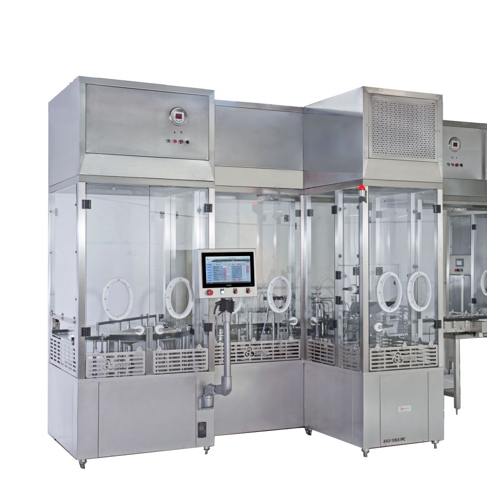 Continuous Motion Vial Injectable Liquid Filling Rubber Stoppering Machines